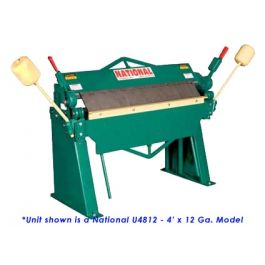 National 8 Ft. x 16 Ga. Box & Pan Brake - U9616 - Brightsteel Solutions